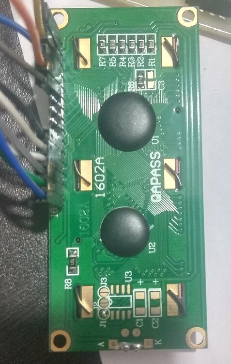 16*2 LCD Display with NodeMCU ESP32-S ( - Displays - Arduino Forum