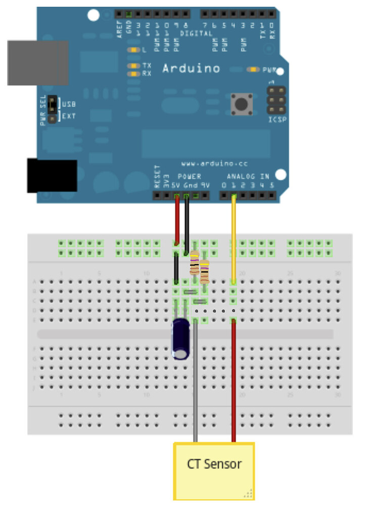 SCT013 30A/1V not working properly - Sensors - Arduino Forum