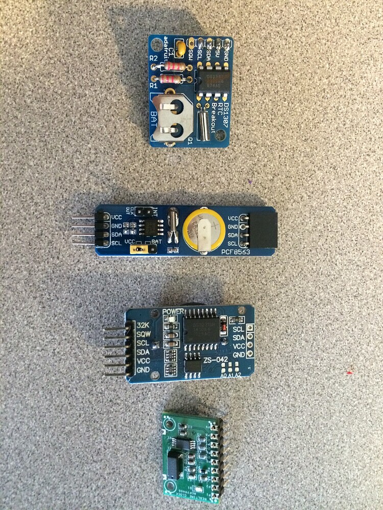Real Time Clock Testing Results DS3231/PCF8563/MCP79400 - Sensors ...