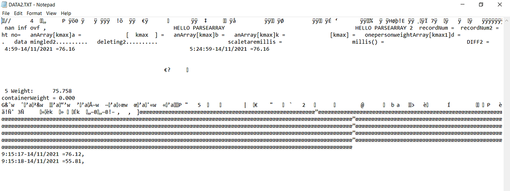Unwanted data stored in SD card - General Guidance - Arduino Forum