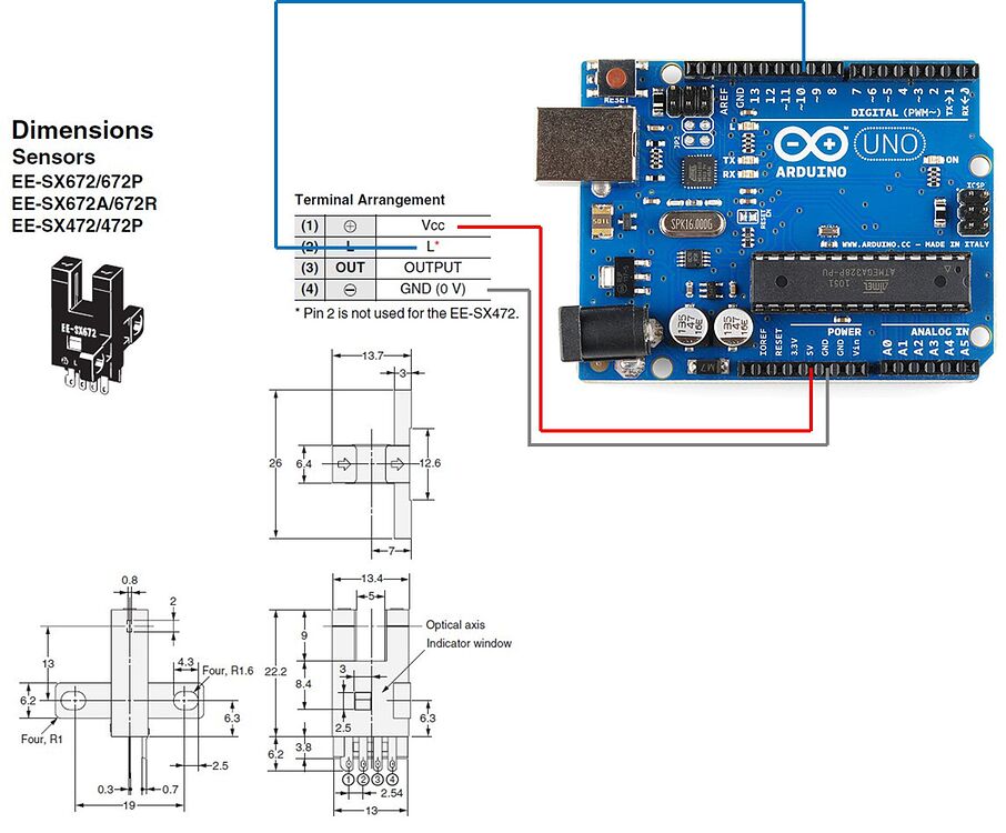 How to connect a limit switch(OMRON V-156-1A5) and an opto sensor(OMRON EE672)? - Sensors ...