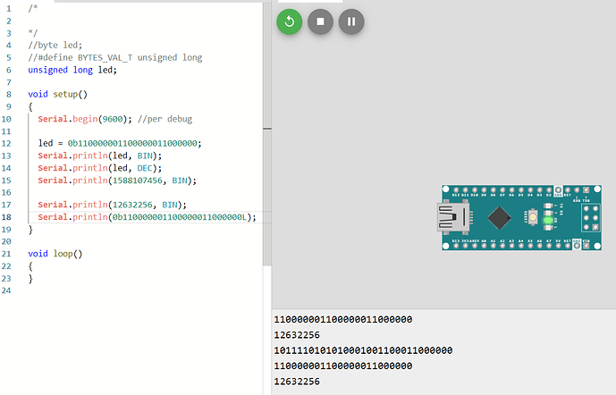 Convesione binario decimale e viceversa - Software - Arduino Forum