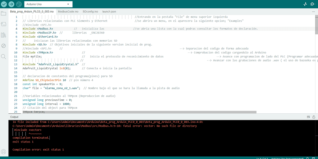 Problemas con error No such file or directory - Software - Arduino Forum