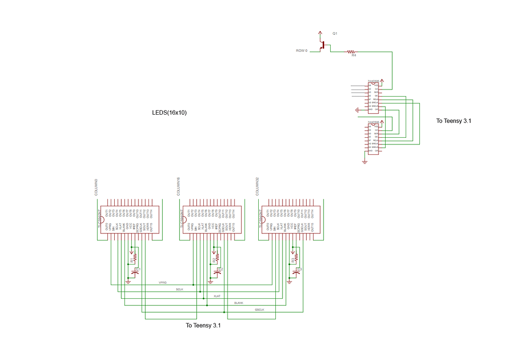 LED bleed when muxing Shift register 595 and TLC5940 - LEDs and Multiplexing - Arduino Forum