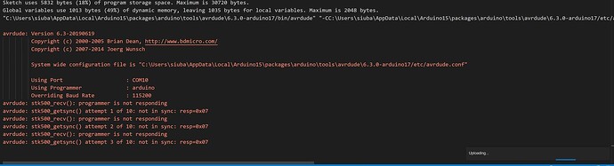 Stuck At Uploading Cannot Upload Anything Ide 1x Arduino Forum