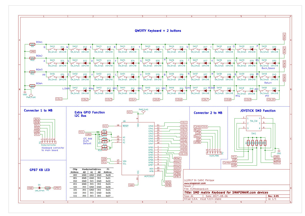 MCP23017 and Qwerty keyboard creation attemps - Programming - Arduino Forum