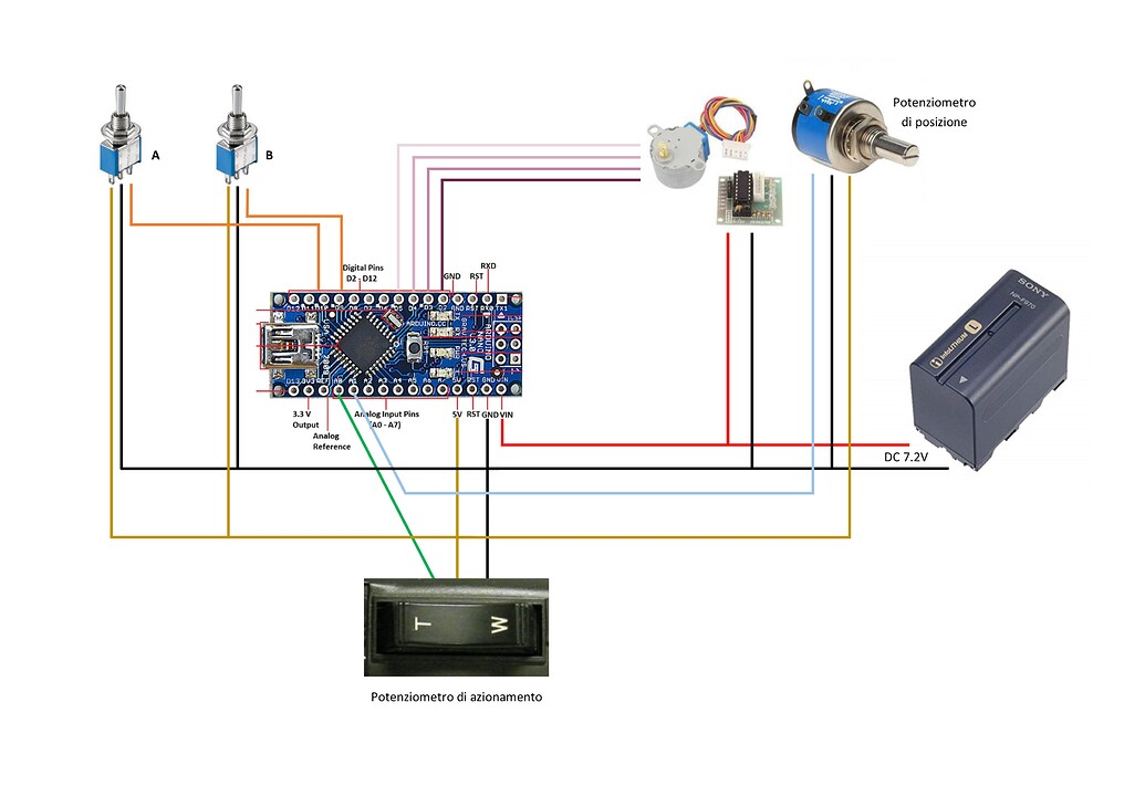 Follow focus con motore passo-passo - Software - Arduino Forum