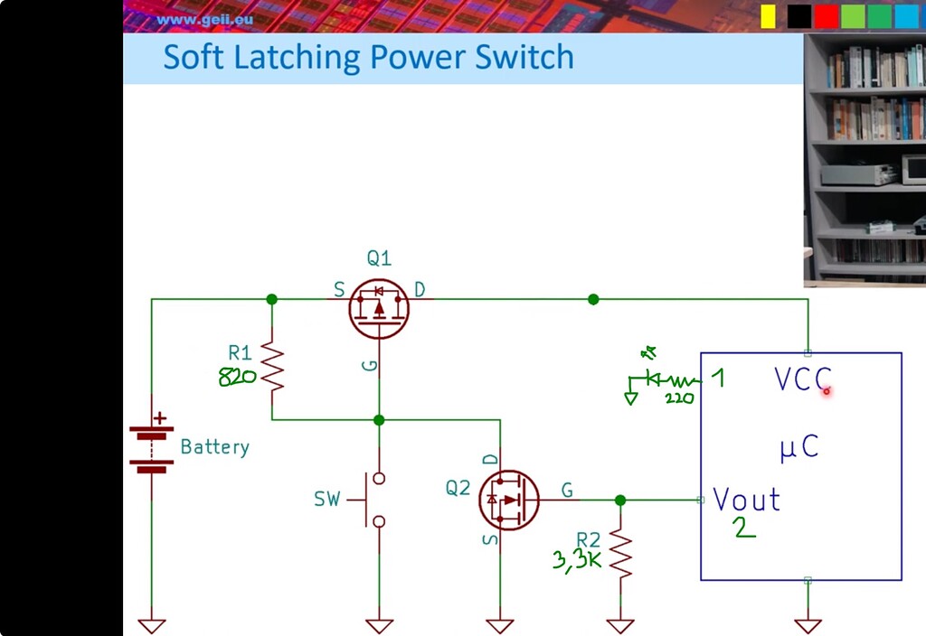 Strange Behavior with Soft Latching Power Circuit: LED Inconsistently Staying On - General ...