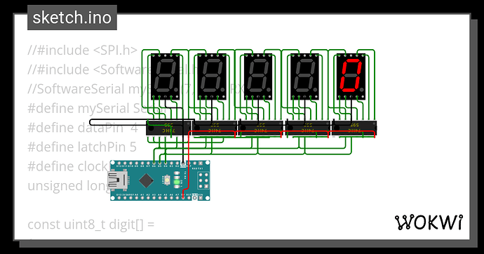 5 Digit 7-Segment Display Writing Error - Page 2 - Displays - Arduino Forum