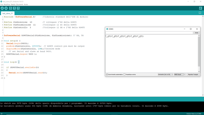 Modbus communication via Max485 between ESP32 as Master and Arduino Nano as Slave - Networking ...
