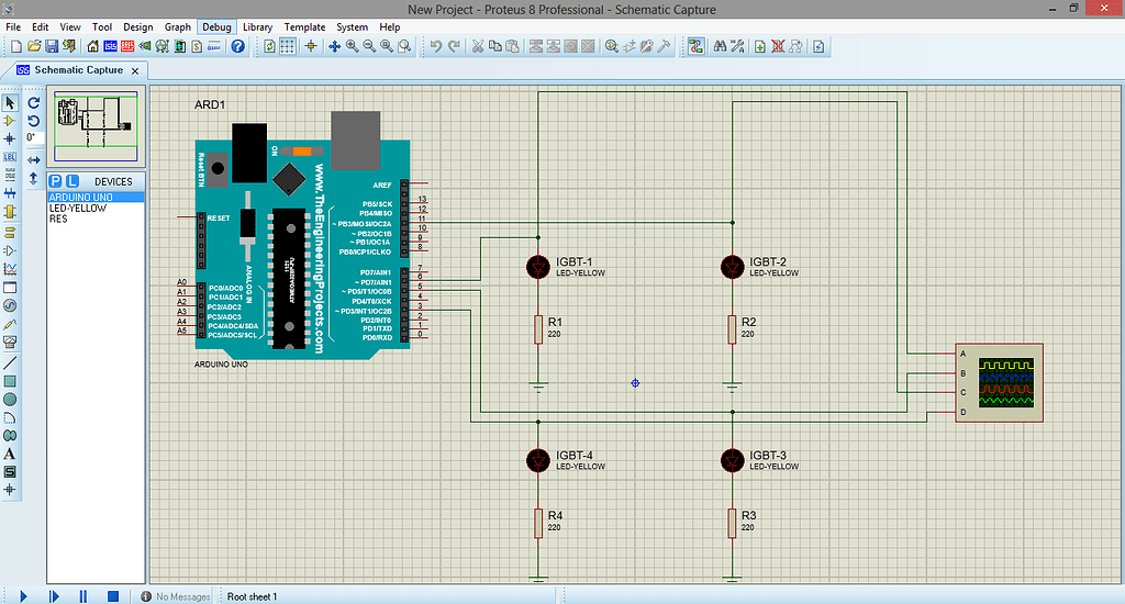 PWM code to drive 4 IGBTs to made single phase power inverter - Programming - Arduino Forum