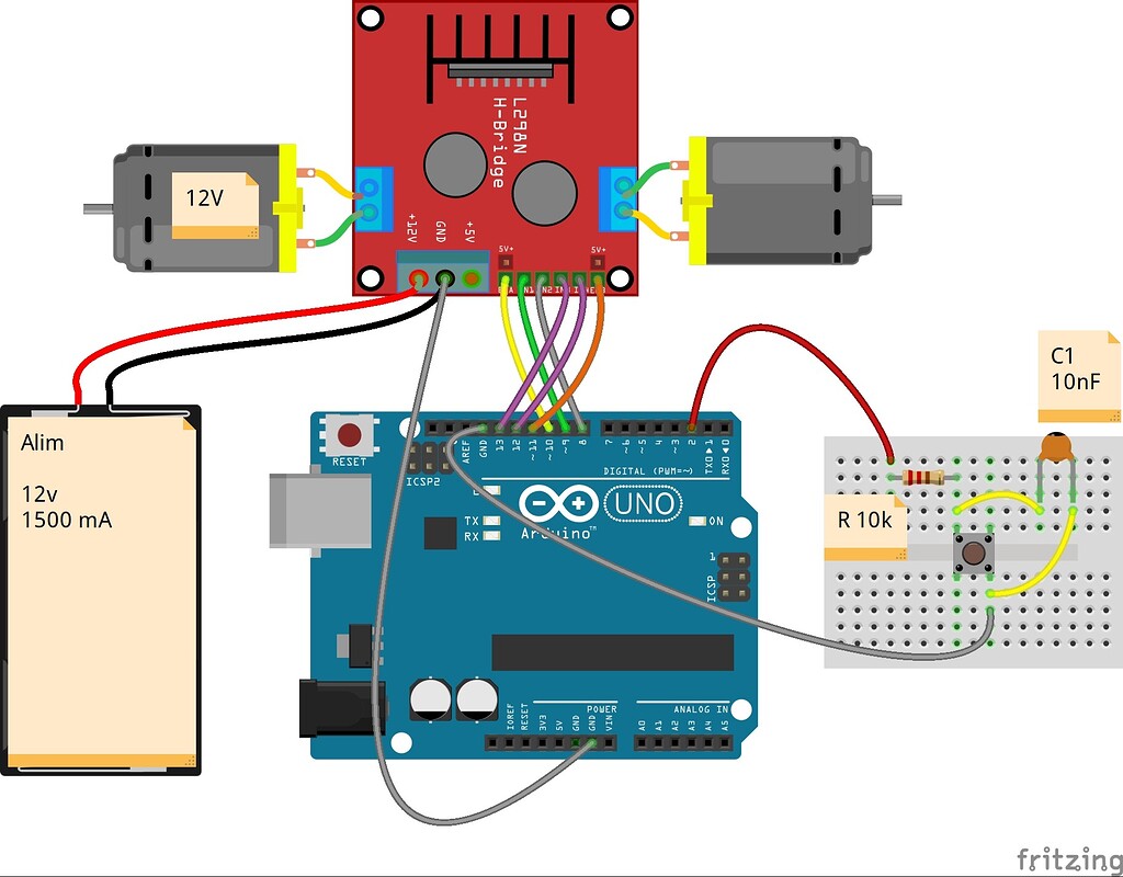 [résolu] L298N - Branchement en 12V et Amperage Max [résolu] - Français ...