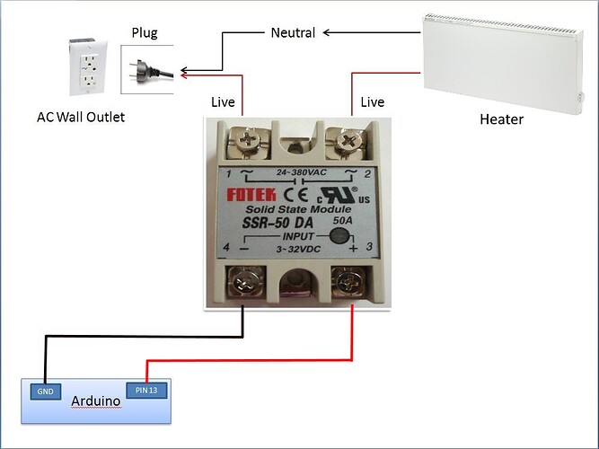Running five devices off an Arduino simultaneously using MOSFET and SSR - General Guidance ...