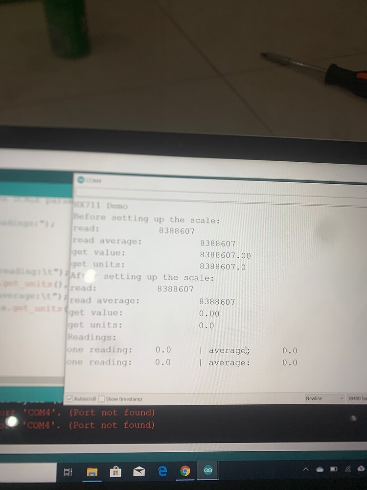 hx711 always reading 0 - General Guidance - Arduino Forum