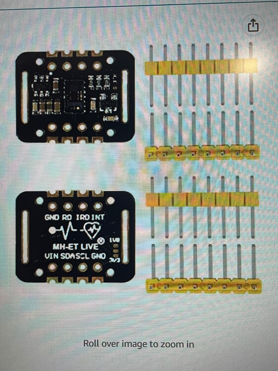 MAX30102 Heart Rate and Pulse Oximetry Sensor Not Working - LED Light ...