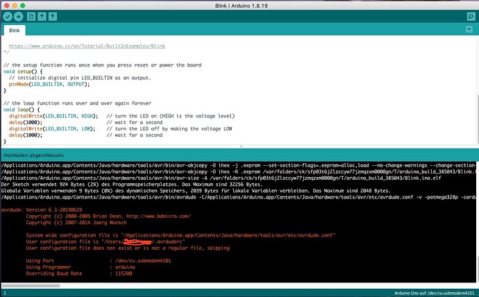MacOS avrdude error - Page 2 - Deutsch - Arduino Forum