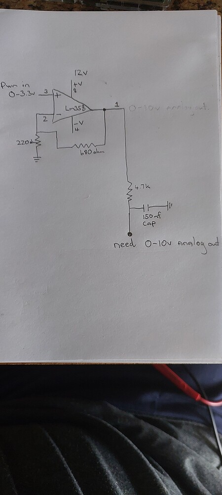Opamp need 0- 10v analog out from pwm - General Electronics - Arduino Forum