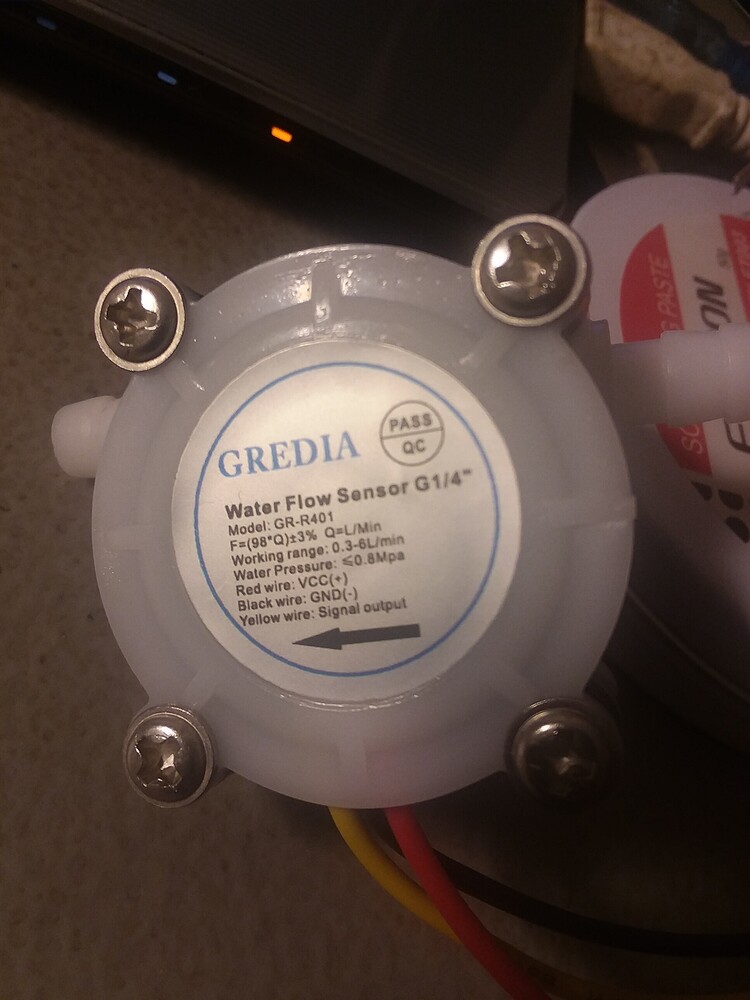 [Solved] Gredia R-R401 Flow Meter - Sensors - Arduino Forum