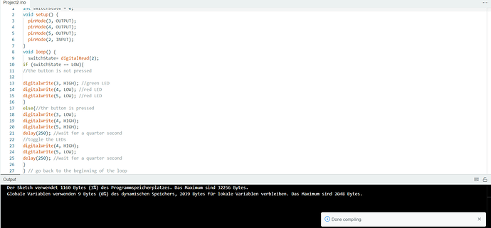 The Arduino Starter Kit Project 2- Non LED-light - General Guidance ...