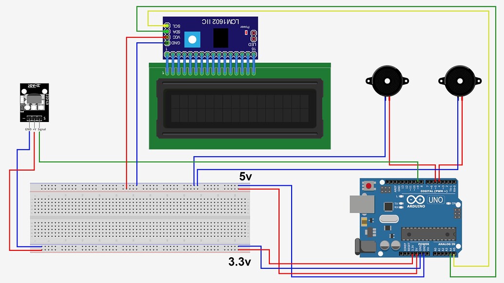 Buzzer sounds strange after connecting display and ir diode - Audio - Arduino Forum