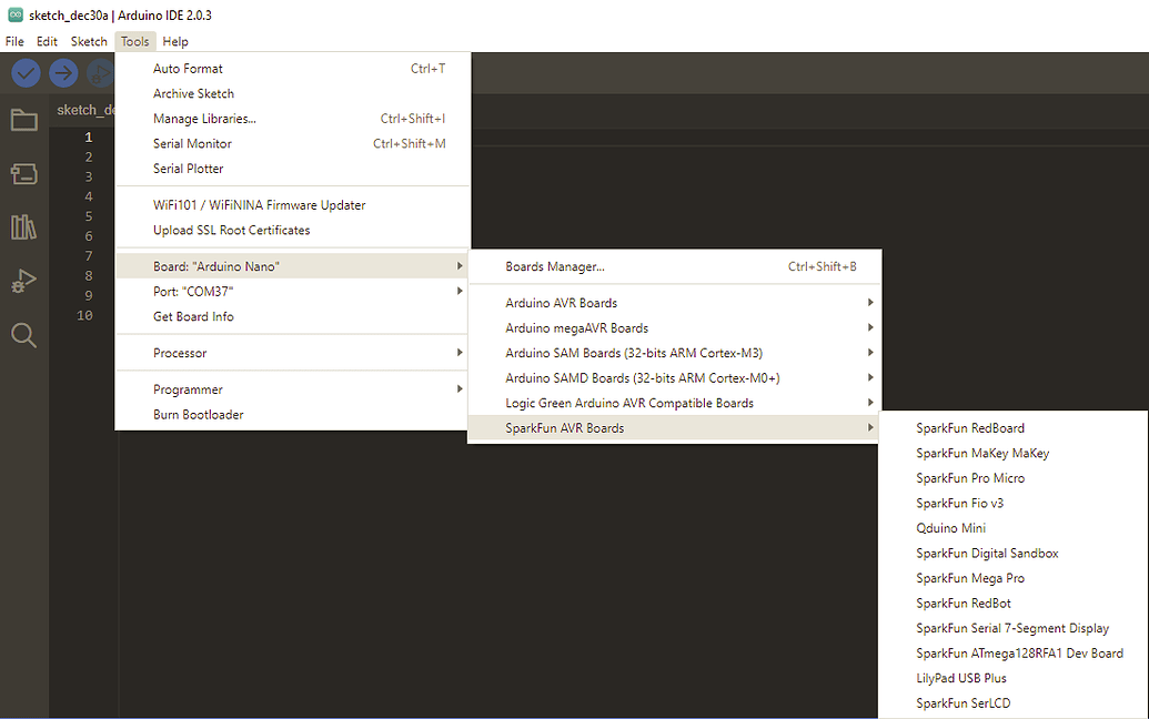 Arduino "pro micro" - IDE 1.x - Arduino Forum