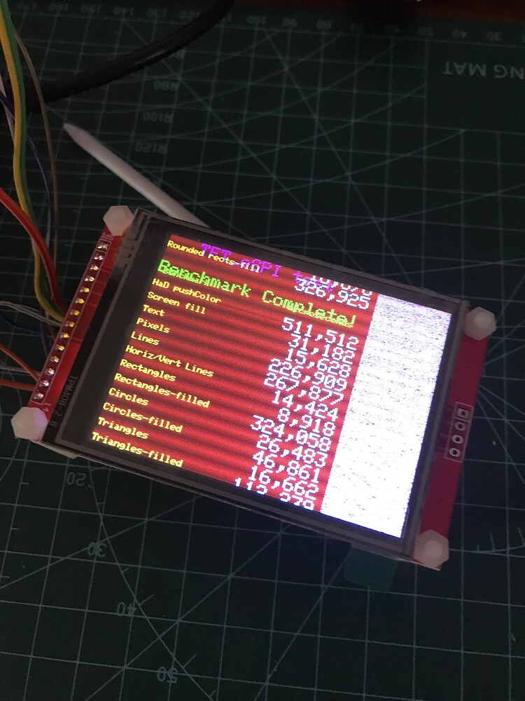 ESP32 ILI9341 2.8" 240*320 Show half screen Y? - Displays - Arduino Forum