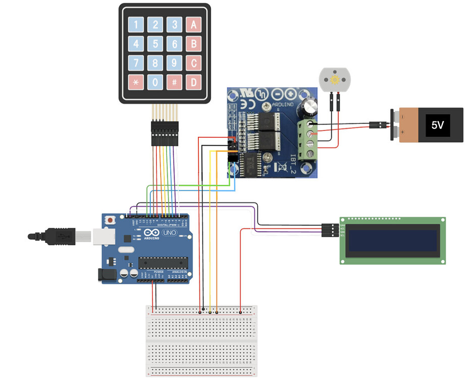 [follow up] Control speed and timing for dc motor using keypad input ...