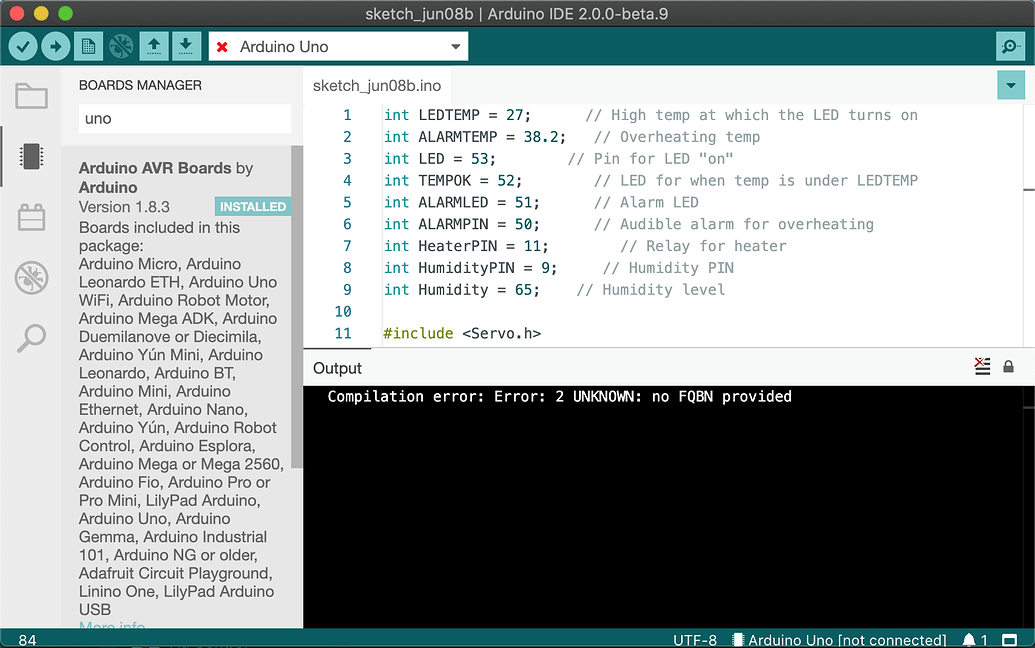 Arduino IDE 2.0 beta no FQBN problem - IDE 2.x - Arduino Forum