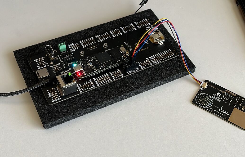I have trouble with ProtoCentral MAX86150 PPG and ECG breakout - Portenta X8 - Arduino Forum