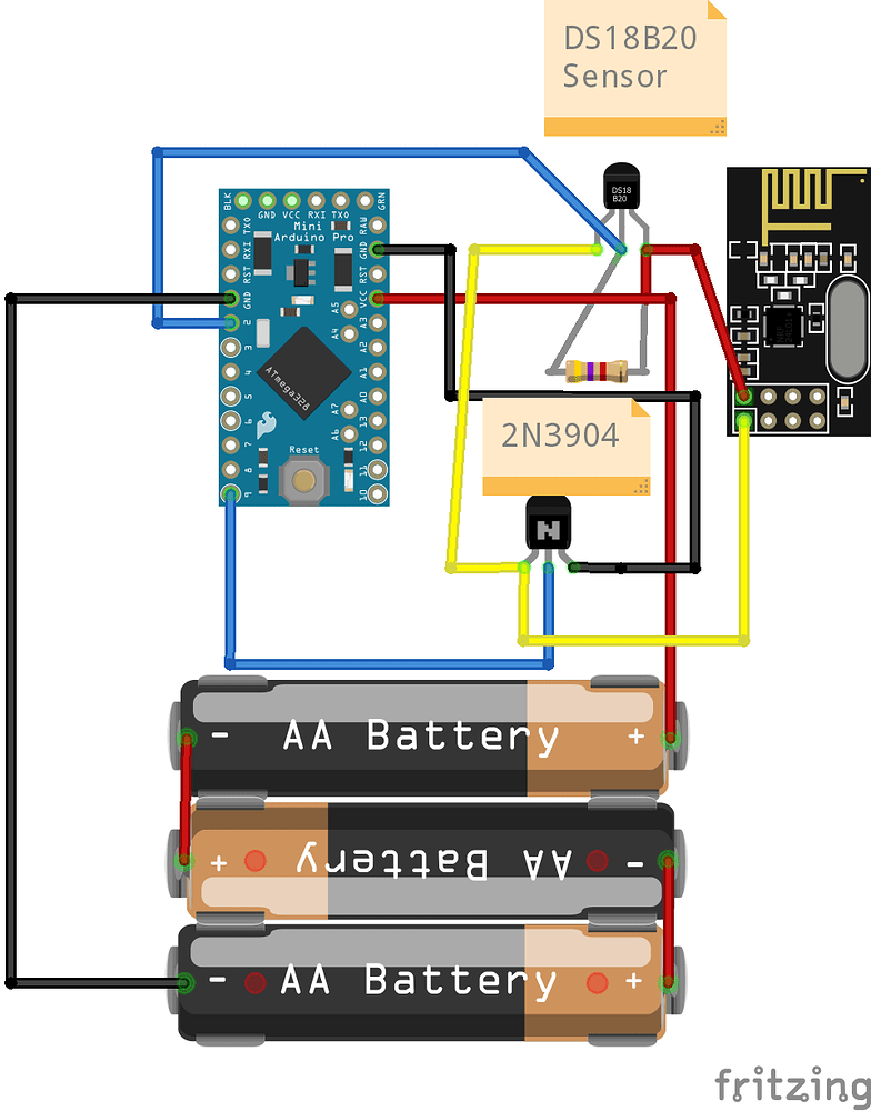 Arduino Pro Mini with AA batteries - General Guidance - Arduino Forum