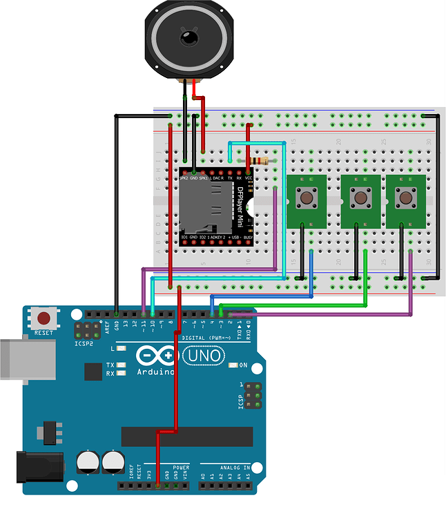 DFPlayer does not work with Arduino - Audio - Arduino Forum