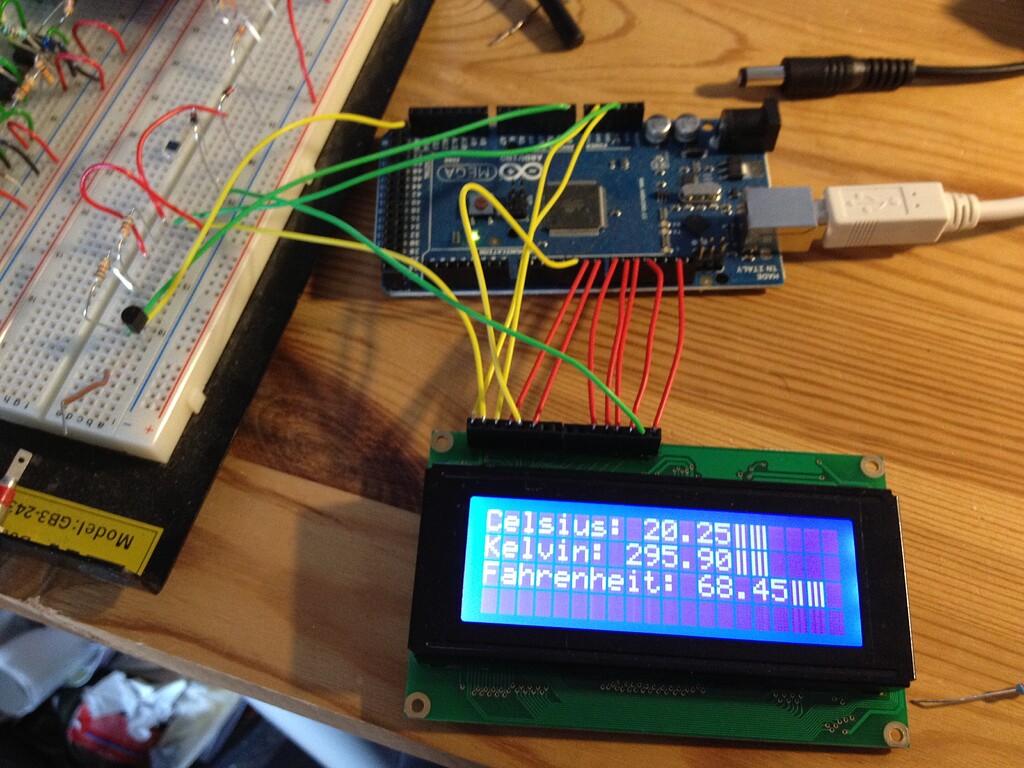 Vertical lines on 20x4 display - Displays - Arduino Forum
