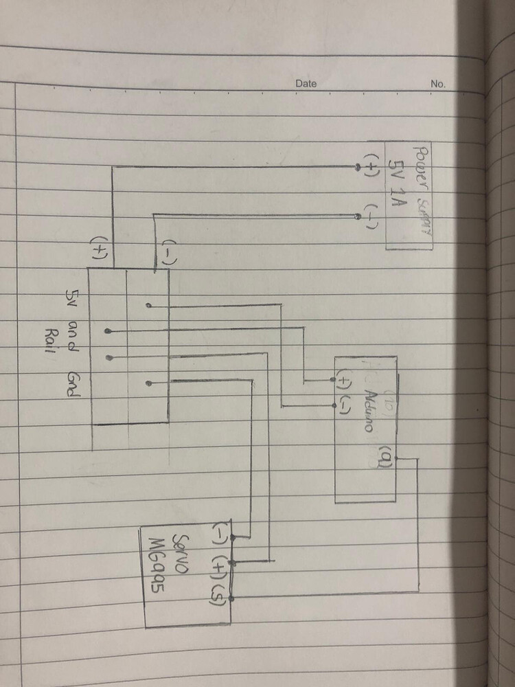 Powering up arduino and servo motor with one power supply. - General ...