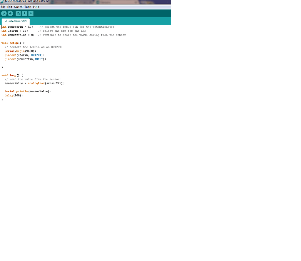 Muscle Sensor V3 with Arduino - Sensors - Arduino Forum