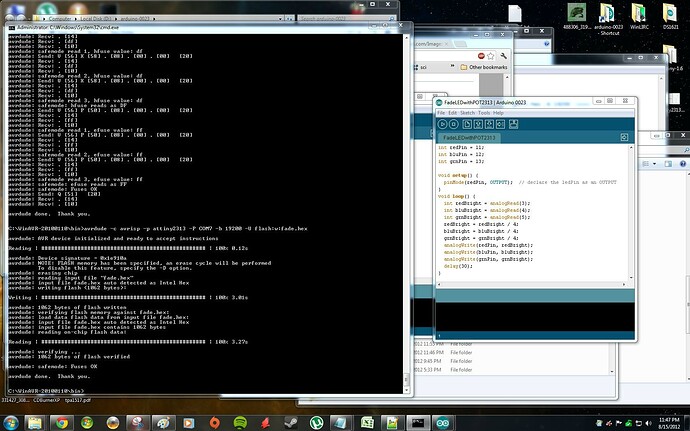 Mega2560 as ICSP to Attiny2313 with avrdude -- did I do it right?! also, fuses. - 3rd Party ...