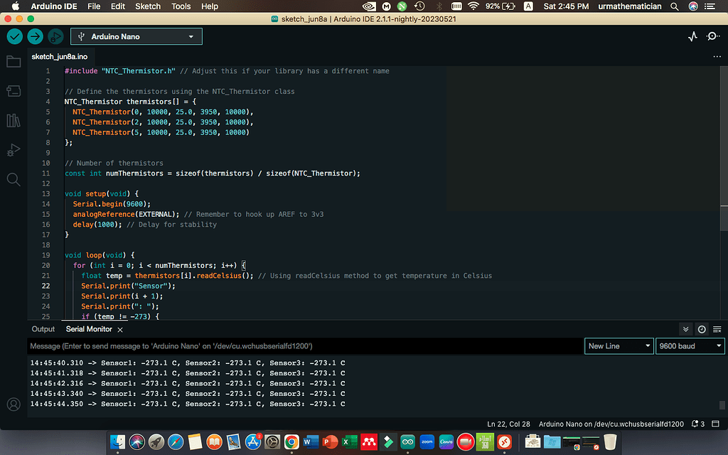 Error in using NTC_Thermistor.h library - Sensors - Arduino Forum