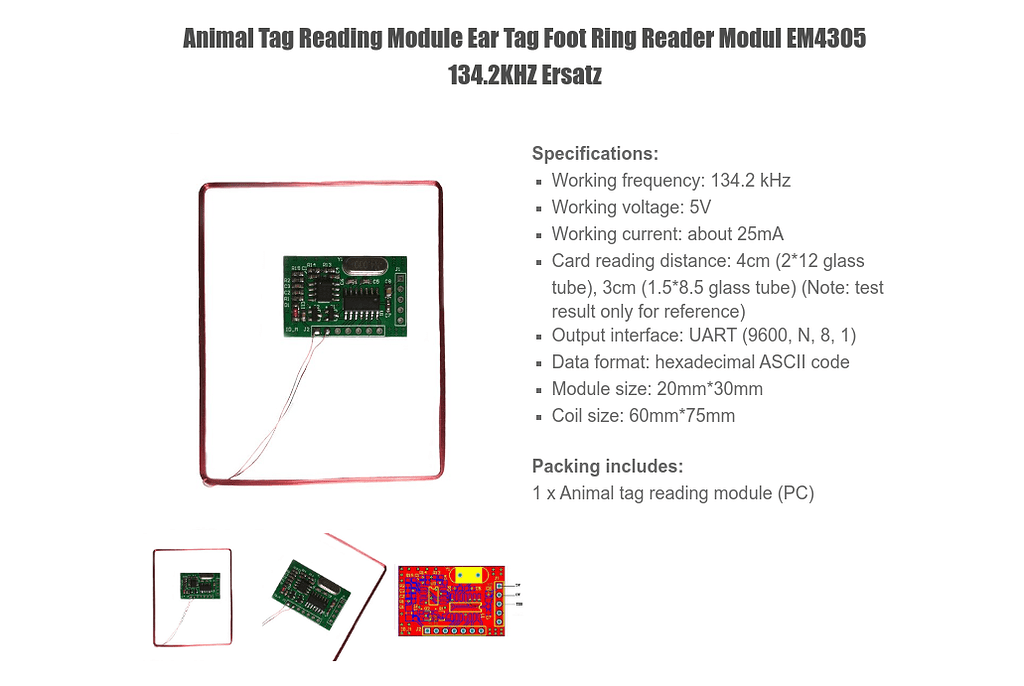 Connect and read a 134.2 kHZ RFID reader - Sensors - Arduino Forum
