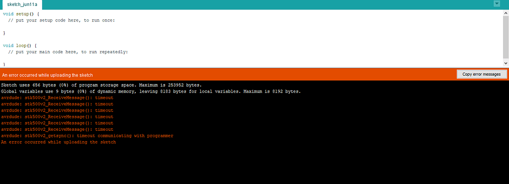 Arduini uno timeout error - Uploading - Arduino Forum