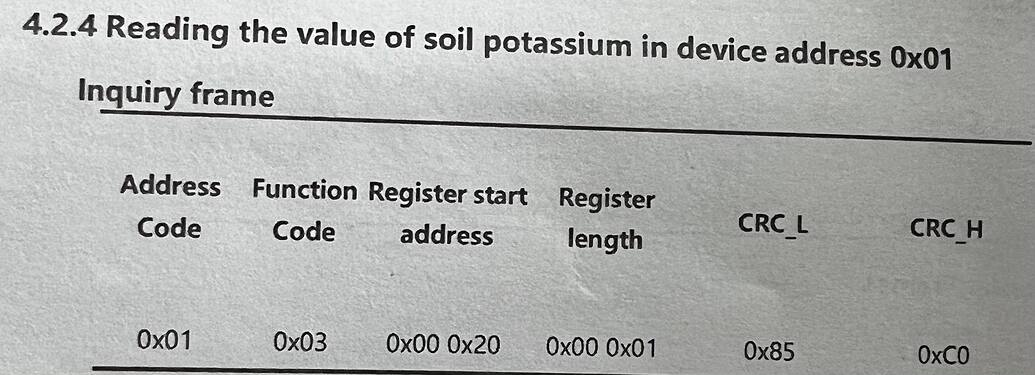 Modbus: NPK-Sensor does not respond at all - Page 6 - Networking, Protocols, and Devices ...