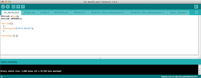 I2Cdevlib has Problems with "HardwareSerial" - Programming - Arduino Forum