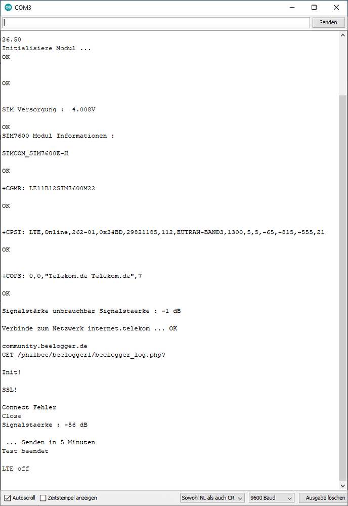 Nano CH340G + SIM7600E-H: LTE insufficient signal despite strong network availability - Home ...