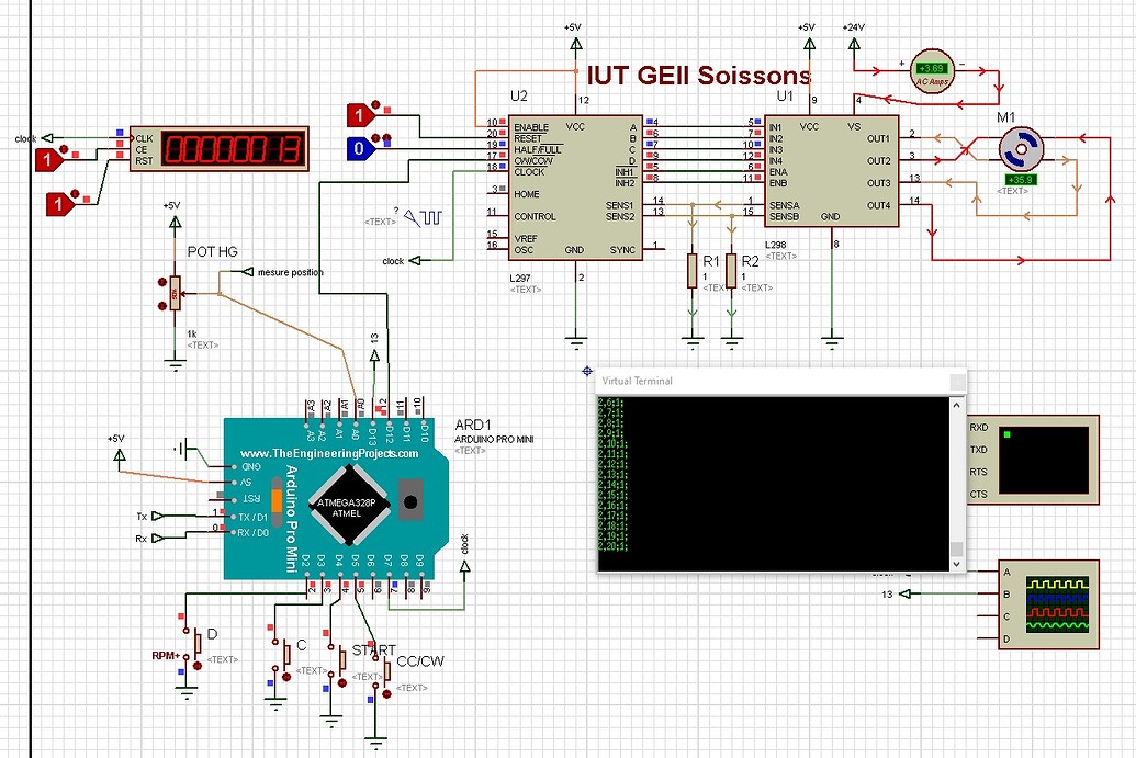 Tuto Step motor pas à pas routine interruption frequence - Tutoriels et ...