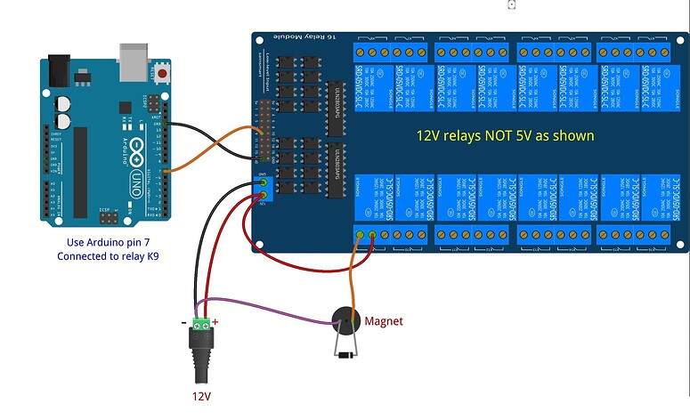 Electromagnet with relay reset arduino - General Guidance - Arduino Forum