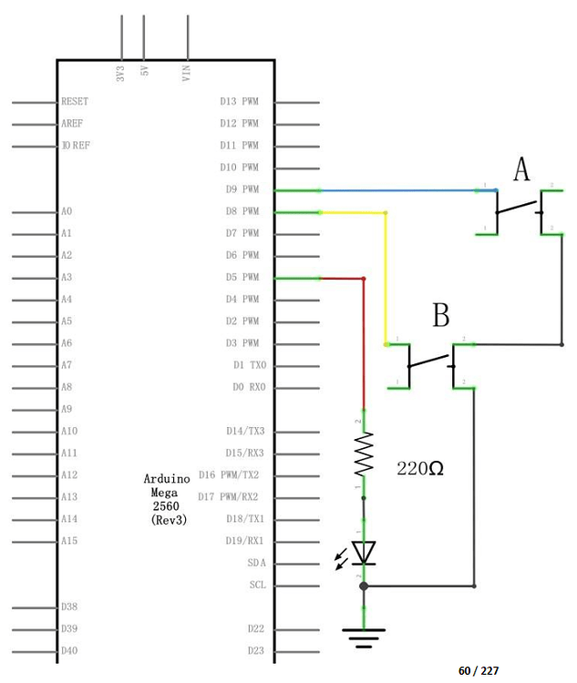 Starter kit lesson 5 digital input button issue - General Guidance - Arduino Forum