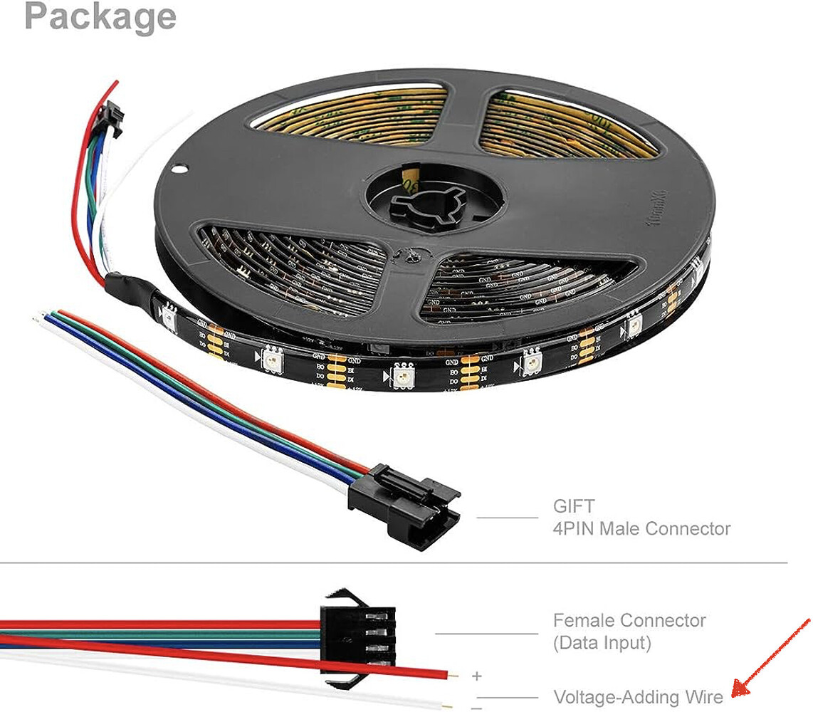 BEUG Ruban LED WS2812B avec arduino MEGA - Français - Arduino Forum