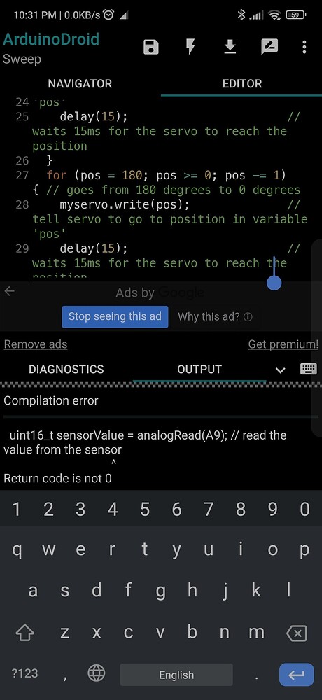 How to resolve this error - Programming - Arduino Forum