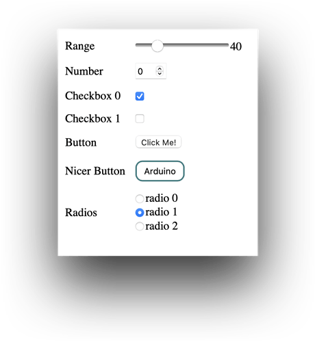 ESP-library fully interactive webserver that encapsulates the html ...