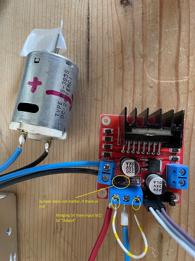 L298 motordriver working at 5V - solution found - Motors, Mechanics, Power and CNC - Arduino Forum
