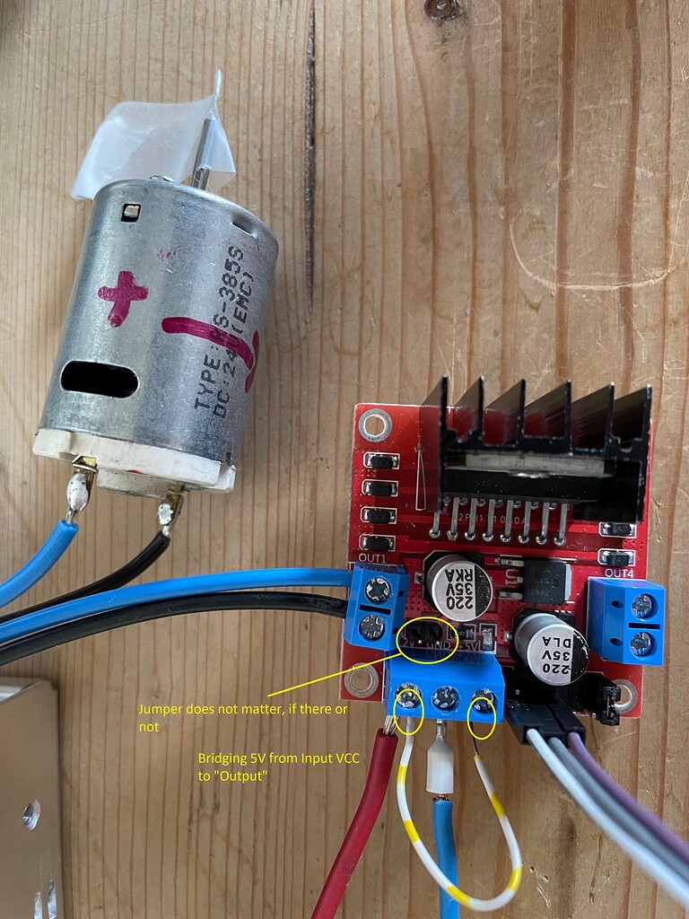 L298 motordriver working at 5V - solution found - Motors, Mechanics, Power and CNC - Arduino Forum