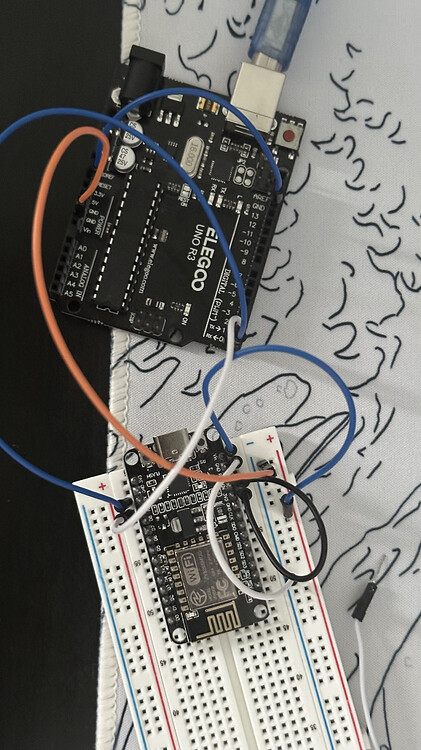 Using an arduino uno r3 as a usb serial passthrough to upload code to nodemcu esp8266 ...